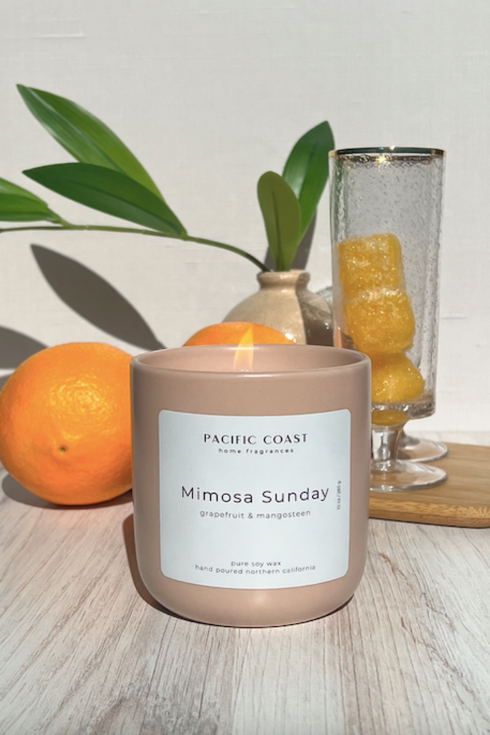 Mimosa Sunday Blush Jar Limited Edition – Pacific Coast Home Fragrances