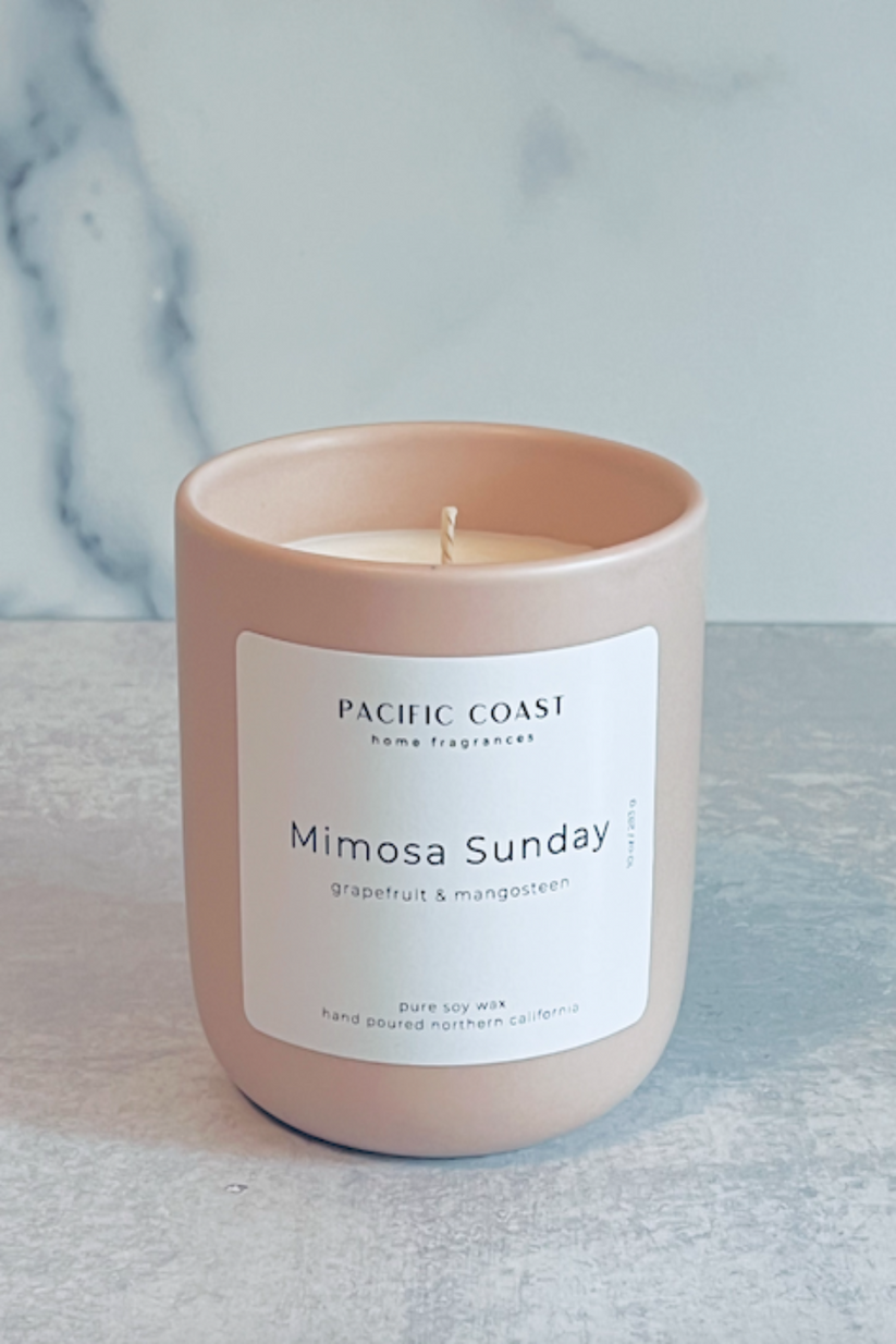 Mimosa Sunday Blush Jar Limited Edition – Pacific Coast Home Fragrances