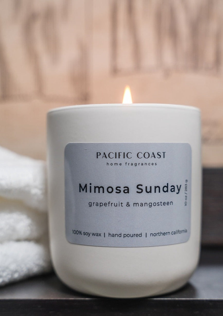 Mimosa Sunday Scented Candle – Pacific Coast Home Fragrances
